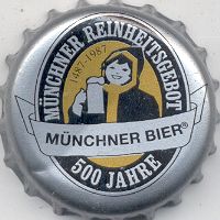 MUNCHNER REINHEITSGEBOT MUNCHNER BIER 500 JAHRE | Cervezas Coleccion