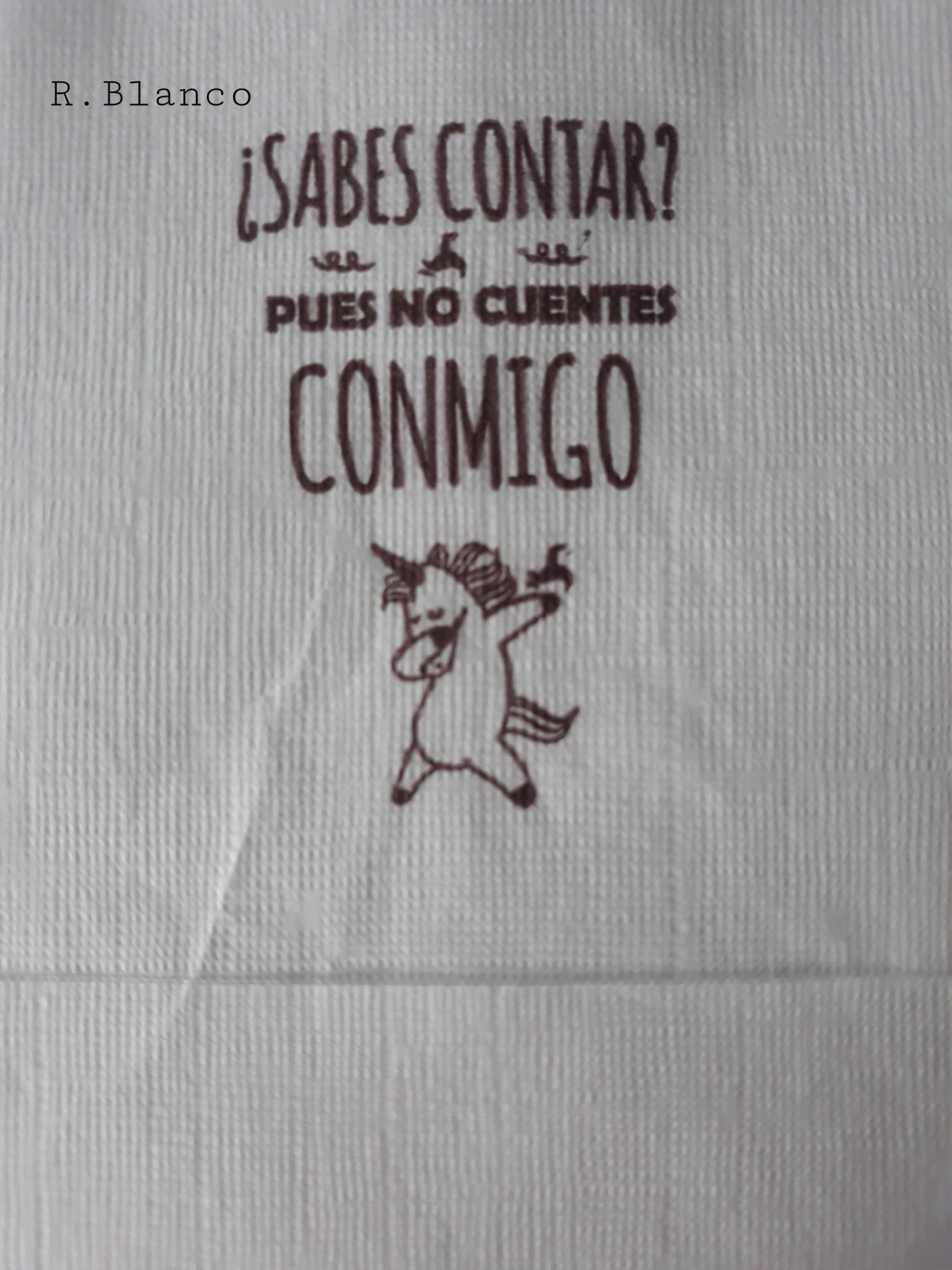 SABES CONTAR PUES NO CUENTES CONMIGO | Cervezas Coleccion